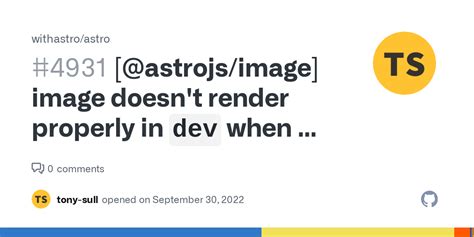 [ astrojs image] image doesn t render properly in `dev` when no