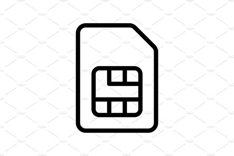 Sim Card Icon Creative Market