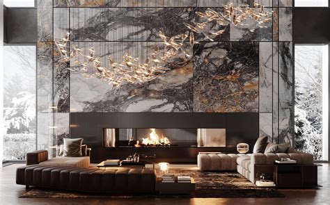 Интерьер загородного дома Taiga Architecture