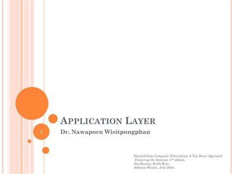 PPT Application Layer PowerPoint Presentation Free Download ID 5985340