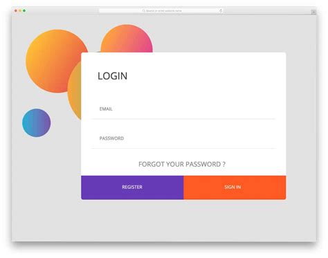 User Interface Design Examples Forms Contact Page Designs Themes