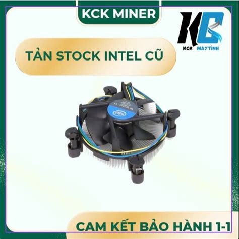 Fan Stock Cpu Intel Socket Lga 115x Dành Cho Cpu 2th 3th 4th 5th 6th 7th 8th 9th Shopee