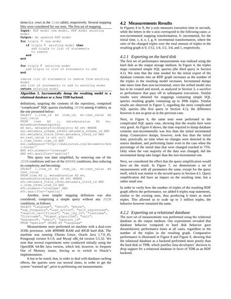 pdf incremental export of relational database contents into rdf