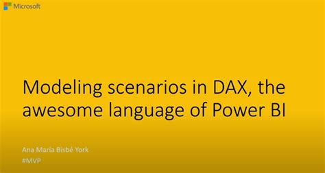 Modeling Scenarios In Dax The Awesome Language Of Microsoft
