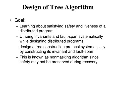 PPT Design Of Tree Algorithm PowerPoint Presentation Free Download ID