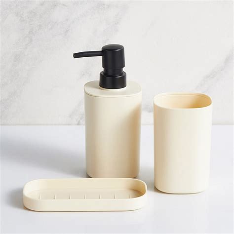 تسوق طقم إكسسوارات حمّام 3 قطع فريدا اون لاين هوم سنتر السعودية