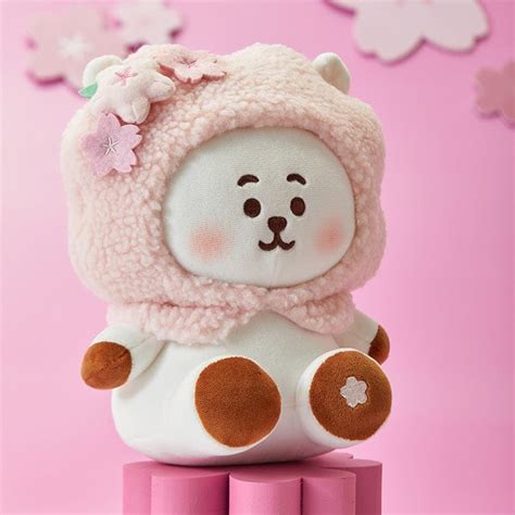 Bt21 Spring Days Cherry Blossom Medium Plush Doll Kpop2uunnie
