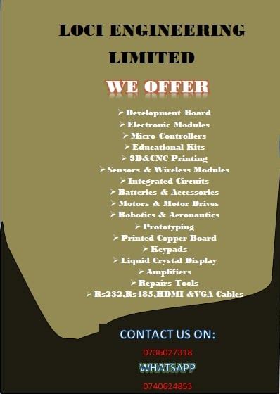 Loci Engineering Limited Ke Facebook