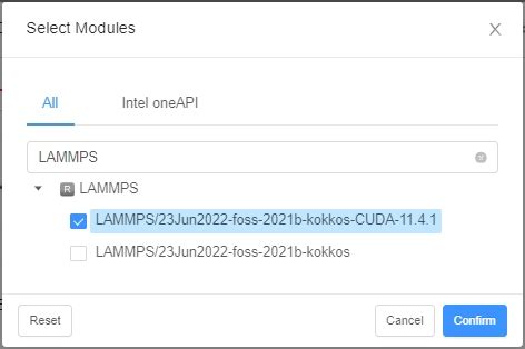 LAMMPS Usage On LiCO