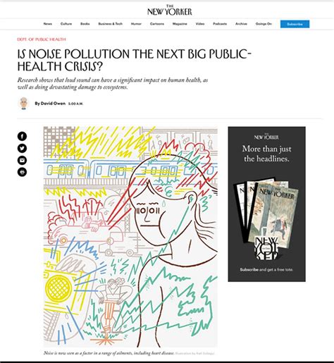 Noise Pollution For The New Yorker On Behance