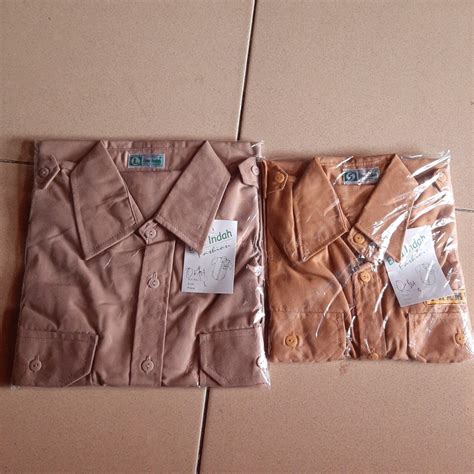 Jual Hem Pramuka Seragam Pramuka Pramuka Penggalang Saku 2 Untuk Sd Smp Sma Lengan Pendek