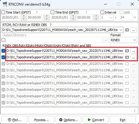 GNSS Data Converter TOPODRONE