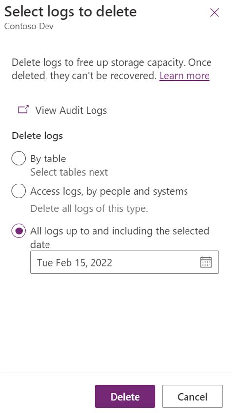 How To Free Up Audit Log Data In Dynamics 365 Ce Online Arun Pottis Power Platform Blog