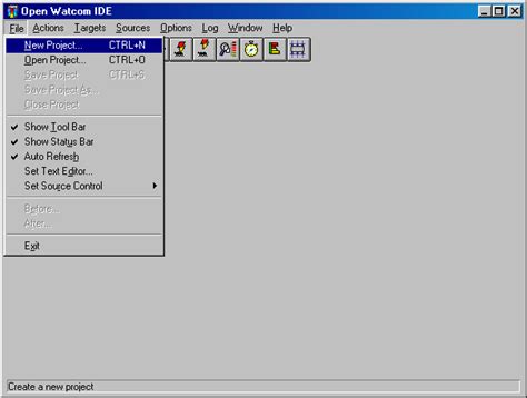 Open Watcom 20 Graphical Tools Users Guide