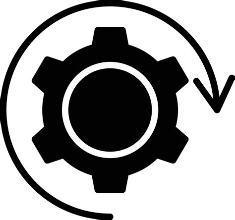 Mechanical Glyph Icon 11215558 Vector Art at Vecteezy