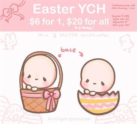 Easter Ych Now Available Himetokki Easter Ych Now Available Himetokki