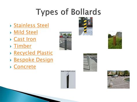 Ppt Steel Bollards Powerpoint Presentation Free Download Id196218