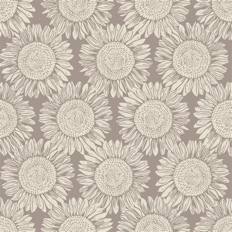 Premium Vector Sunflowers Decorative Seamless Pattern Repeating Background Tileable Wallpaper