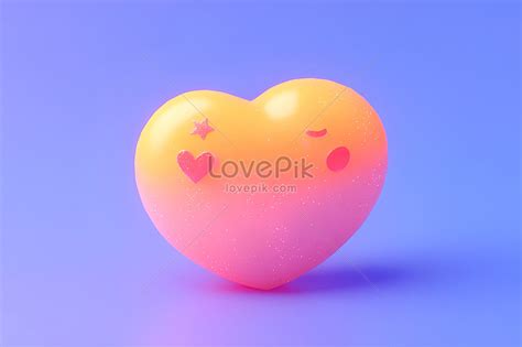 웃는 사랑 이모티콘 일러스트 무료 다운로드 Lovepik