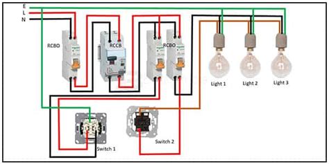Switch For Housing Connection Basic House Wiring Diagram Electrician Idea