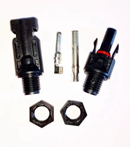 Solar Mc4 Panel Connector Current 32a Voltage 1500vdc At ₹ 28 Pair In Patan