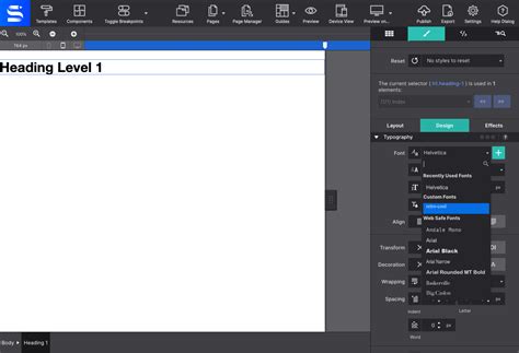 Working With Custom Web Fonts CoffeeCup Software