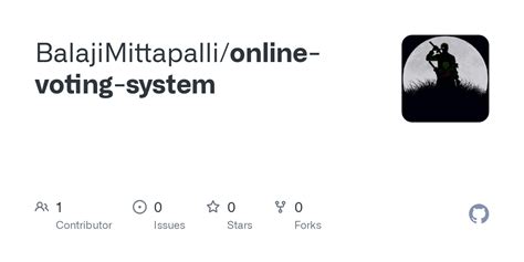 Github Balajimittapallionline Voting System