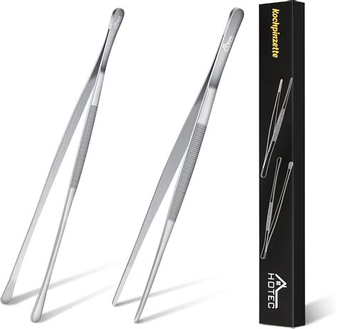 Hotec Stainless Steel Cooking Tweezers Professional Kitchen