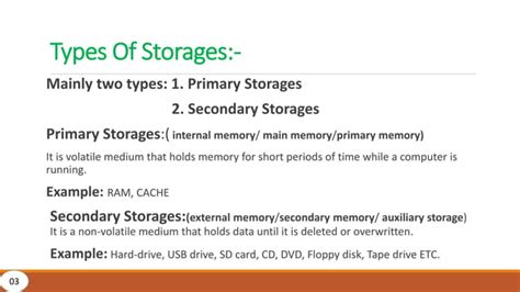 Computer Data Storage Classification Pptx