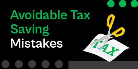 5 Most Common Tax Saving Mistakes That You Can Avoid