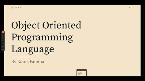Object Oriented Programming C Learn With Kaniz Youtube