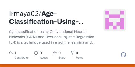 GitHub Irmaya Age Classification Using CNN And LR Age Classification Using Convolutional