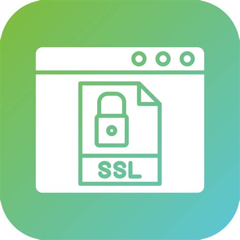 Ssl Vector Icon Style 22370365 Vector Art At Vecteezy