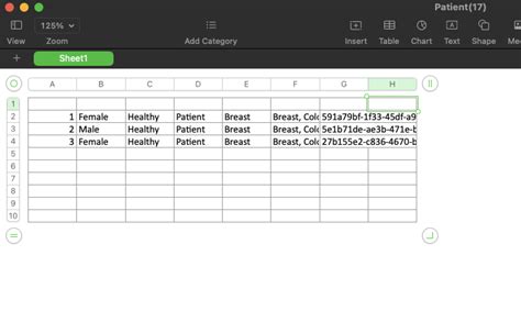 column headers are missing when using `manifest generate` endpoint to
