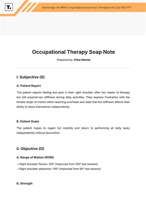 Free Soap Note Templates Editable And Printable