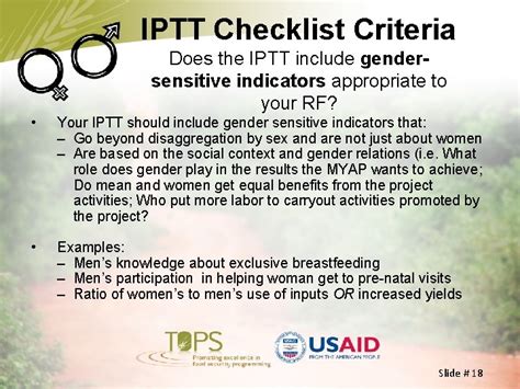 Indicator Performance Tracking Table Adapted From Fanta Ii