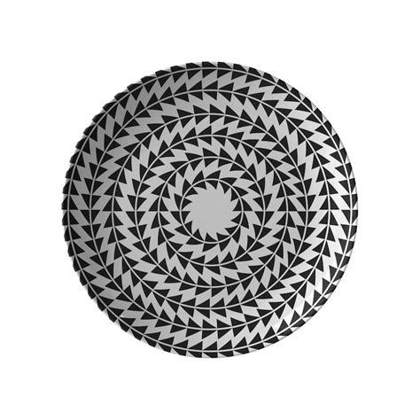 Sturgeon Back Design Dinner Plate Hupa Yurok Native American