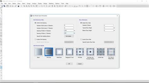 Creating A Structural Model In Etabs Software ایجاد مدل سازه در نرم