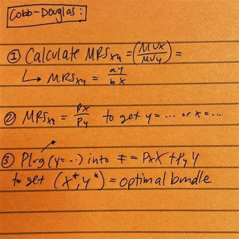 Utility Maximization Cobb Douglas Flashcards Quizlet