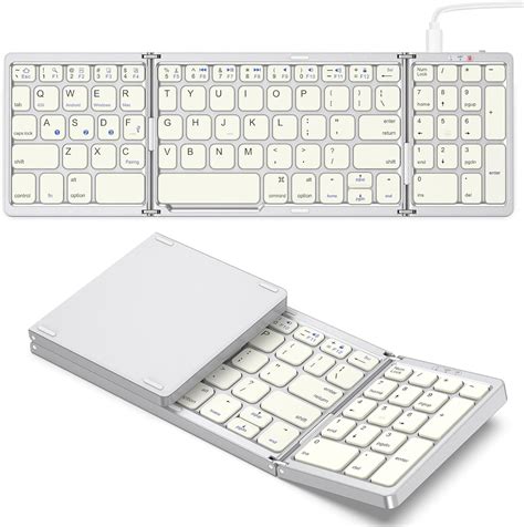 erkovia foldable bluetooth keyboard wireless portable
