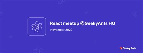 React Meetup Geekyants Hq Geekyants