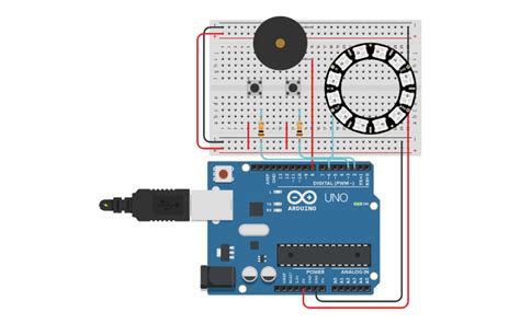 Circuit Design Light And Sound Shows Tinkercad
