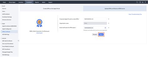 How To Create APNs Certificate ManageEngine Mobile Device Manager Plus