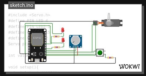 Potensio Wokwi Esp32 Stm32 Arduino Simulator