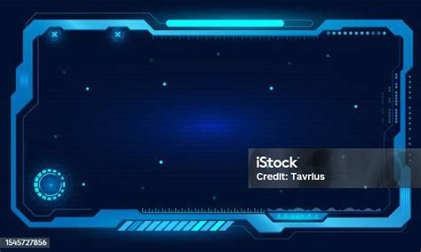 Hud Ui Gui 미래 지향적인 사용자 인터페이스 화면 요소 비디오 게임을 위한 하이테크 스크린 공상 과학 컨셉 디자인 방송을