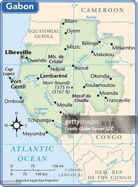 Map Of Gabon Photos And Premium High Res Pictures Getty Images