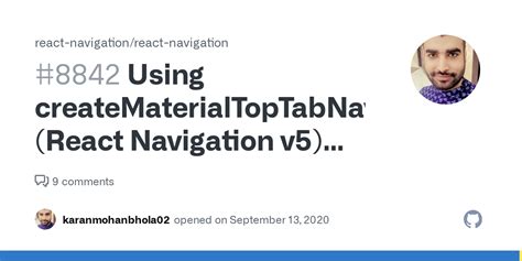 Using Creatematerialtoptabnavigator React Navigation V5 With Position Bottom Making Tabs