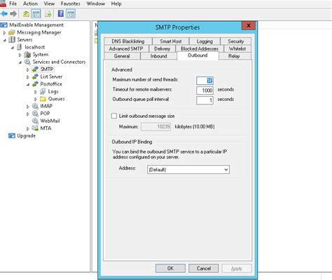 How To Change The IP Address Used For Outbound Mail In MailEnable Web Hosting Forum Review