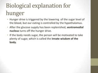 Hunger Biological Explanation Pptx