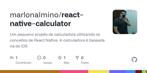github marlonalmino react native calculator um pequeno projeto de